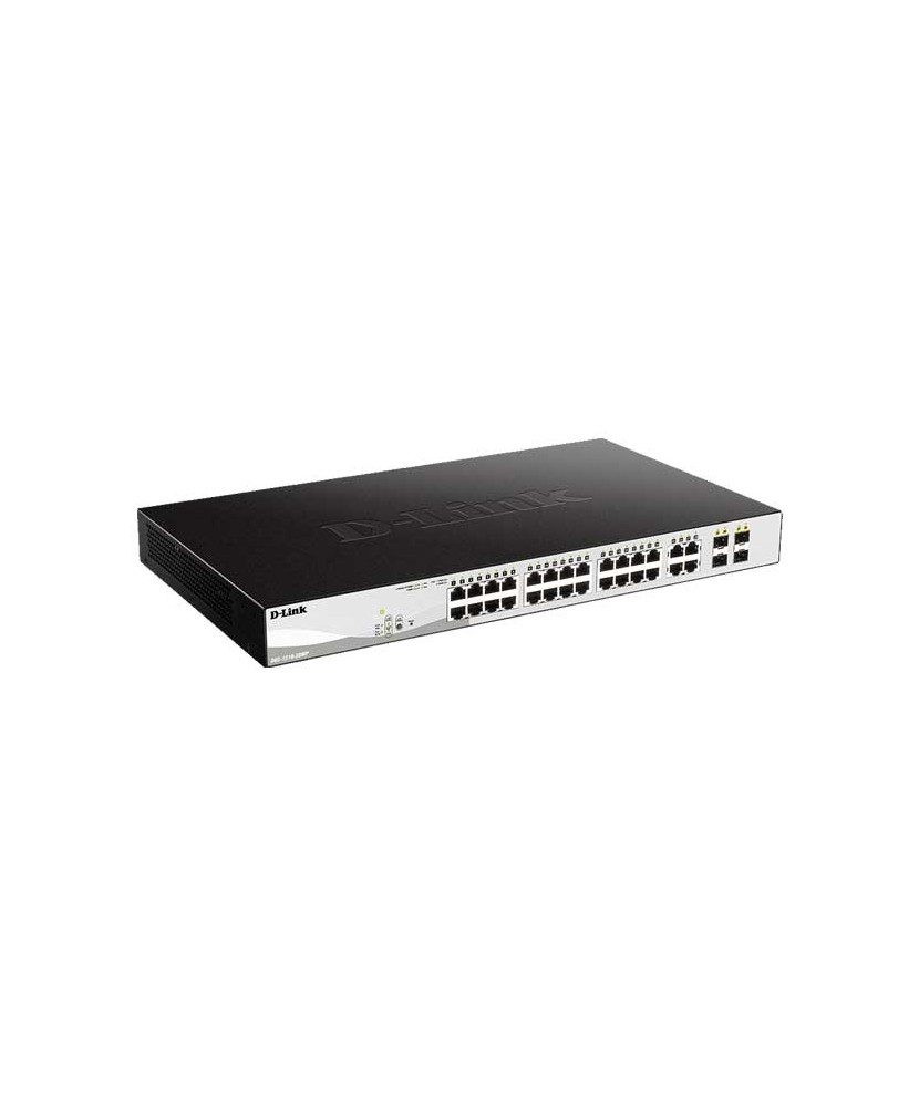 D-LINK 28-Port Gb Smart Managed PoE+ Switch DGS-1210-28MP-E
